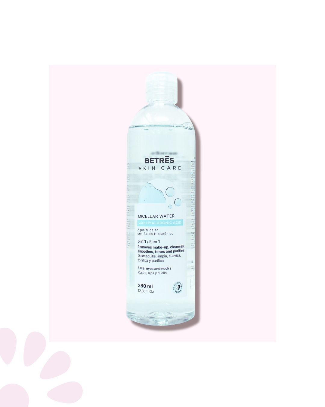 Betres Agua Micelar Con Ácido Hialurónico 380ml | Coloretes